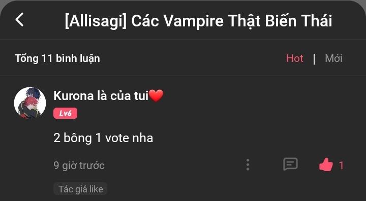 [Allisagi] Các Vampire Thật Biến Thái - Chap 58 - NovelToon